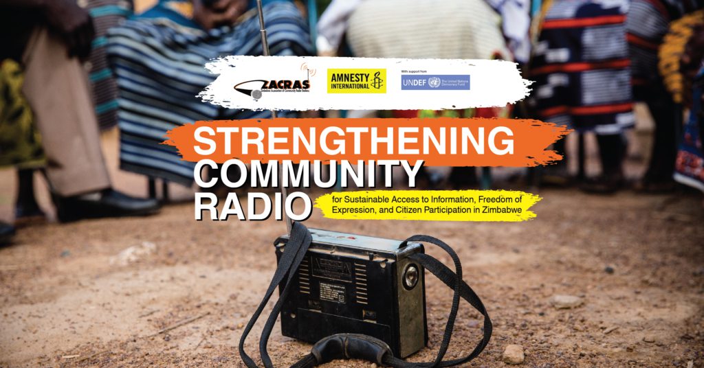 Zimbabwe: New Community Radio Project Announcement - Amnesty Zimbabwe